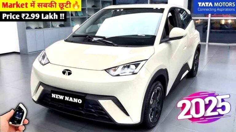 Tata Nano 2025: A Budget Car Offering Great Power, Mileage, and Style ...